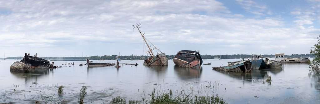 Pin Mill Boat Wrecks Landscape Photography - Fine Art Photography