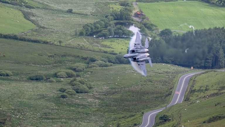 Mach Loop Wales LFA7 - What aircraft fly through the Mach Loop